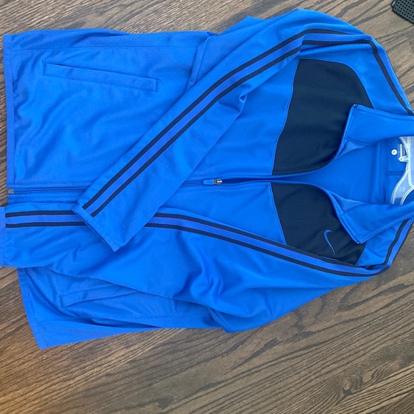 Nike | Jackets & Coats | Mens Nike Blue Jacket Large | Poshmark